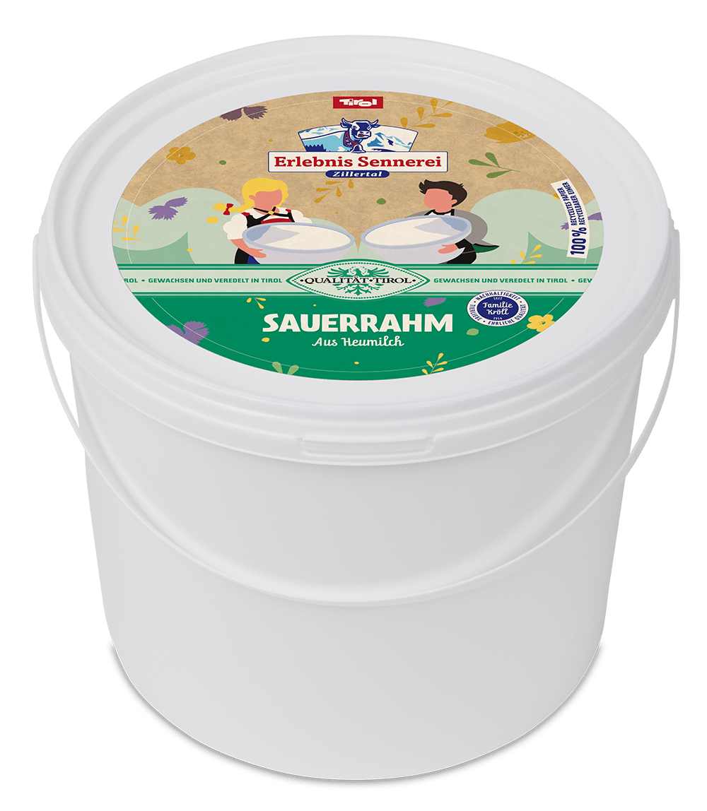 Sauerrahm aus Heumilch